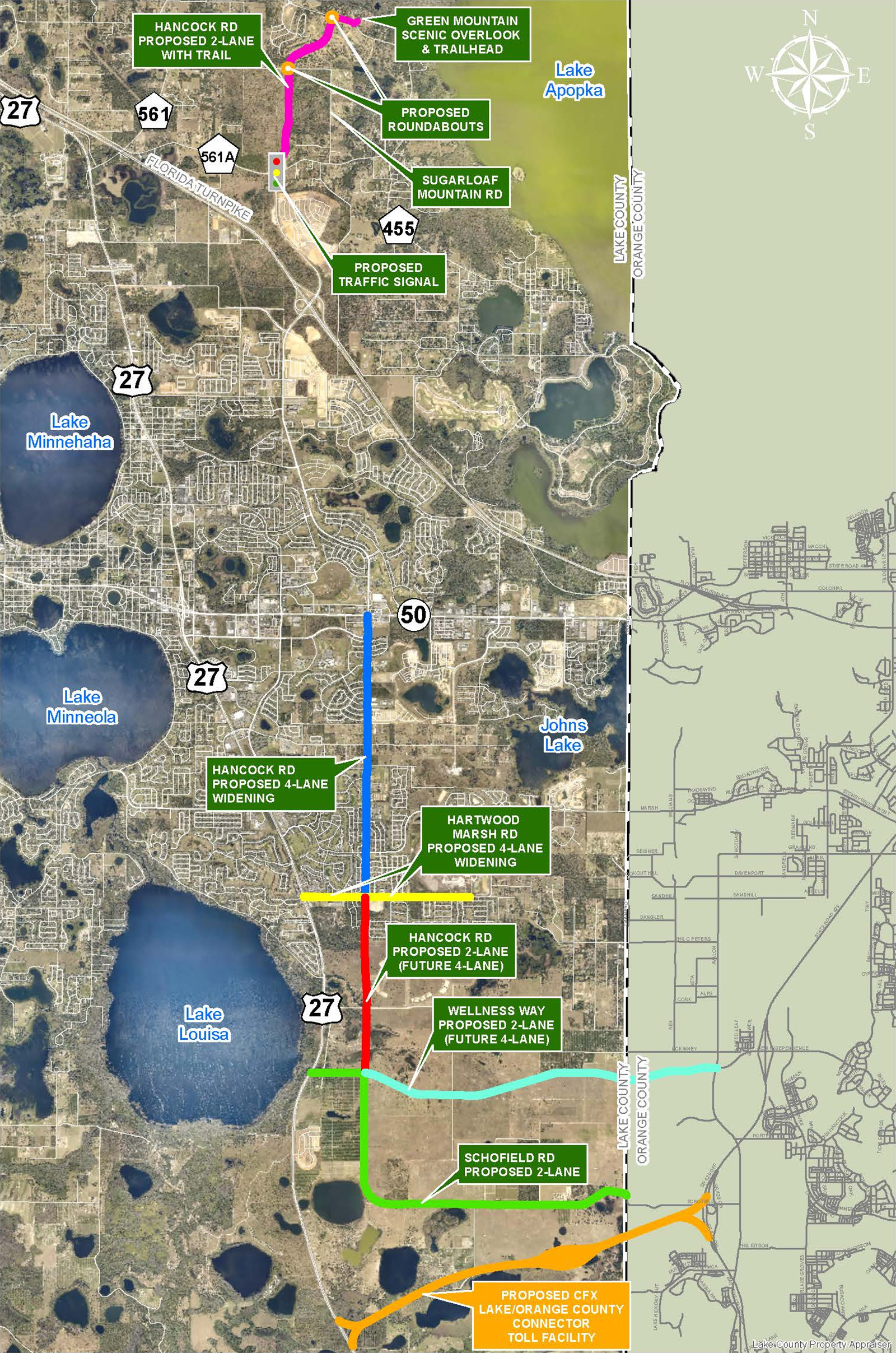 Hancock Road Proposed Improvements Overall