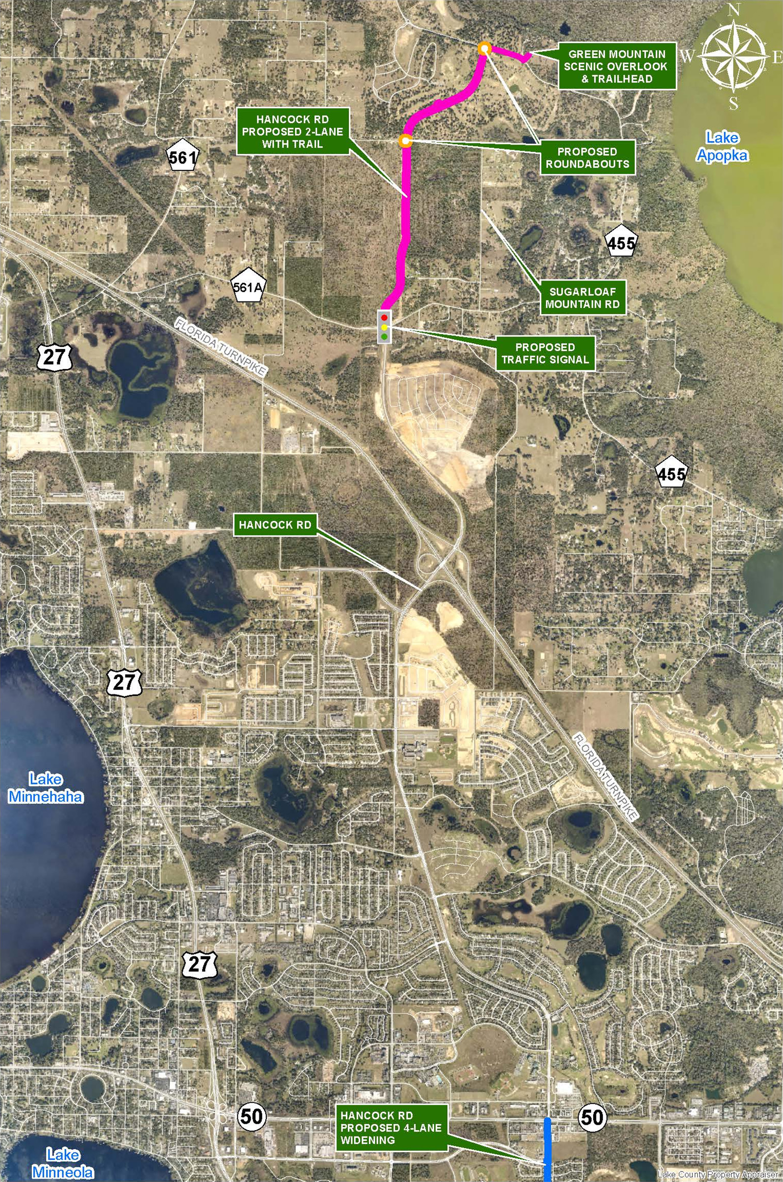 Hancock Road Proposed Improvements North