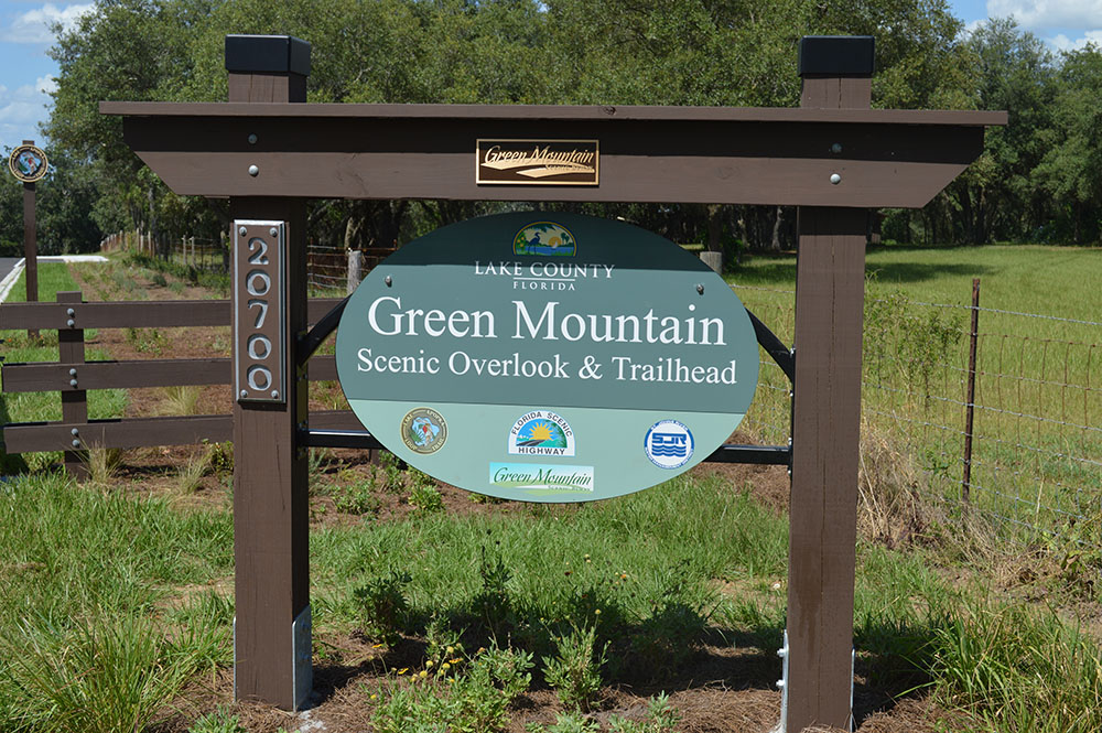 Green Mountain Scenic Overlook & Trailhead Sign